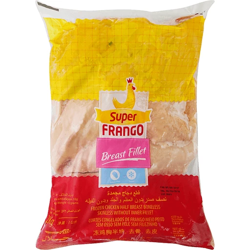 Super Frango Chicken Breast Half Boneless Skinless 2 KG – Ling & Sons Food Market