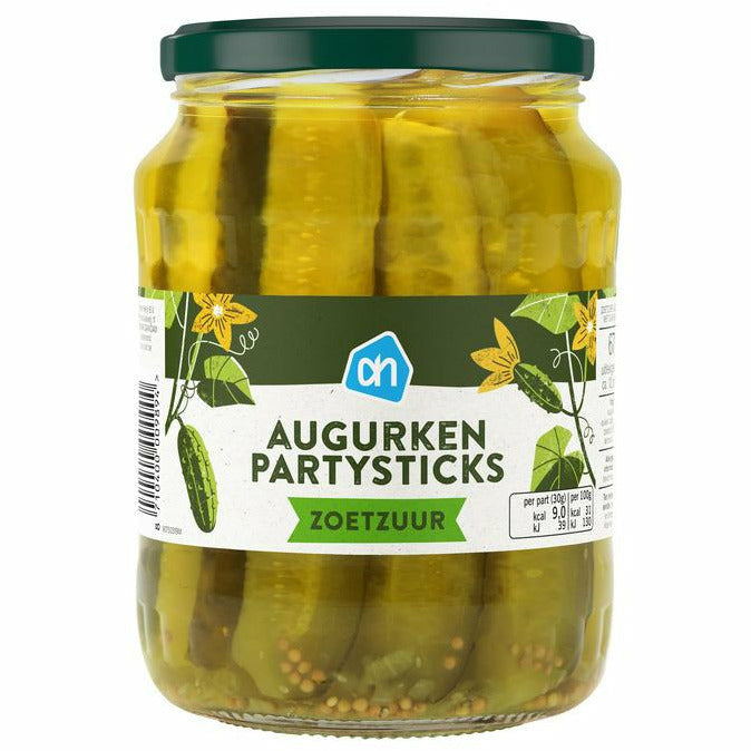 AH Augurken Partysticks Zoetzuur 670 gr – Ling & Sons Food Market