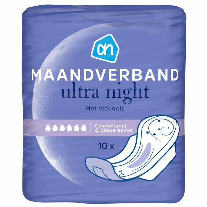 AH Maandverband Ultra Night 10x – Ling & Sons Food Market