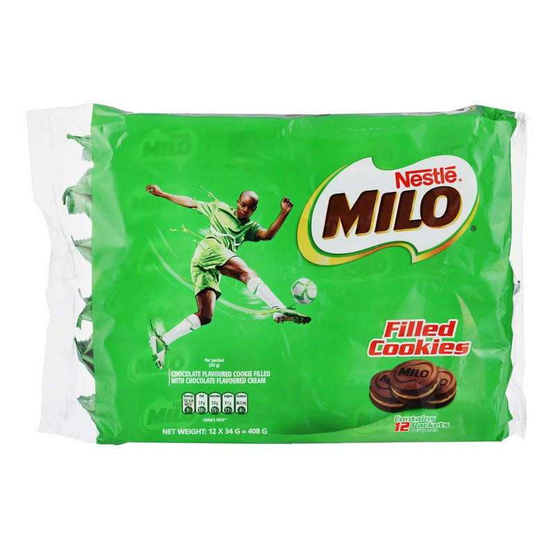 Nestle Milo Chocolate Cookies 12-34gr – Ling & Sons Food Market