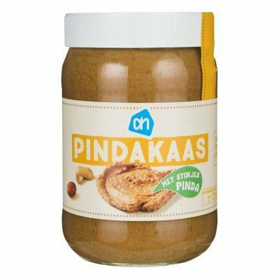 AH Pindakaas met Stukjes Pinda 600 gr – Ling & Sons Food Market